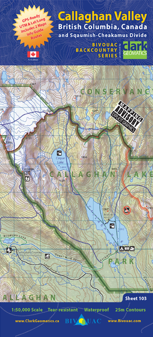 Environ Geomatics :: Callaghan Valley Topographic Map